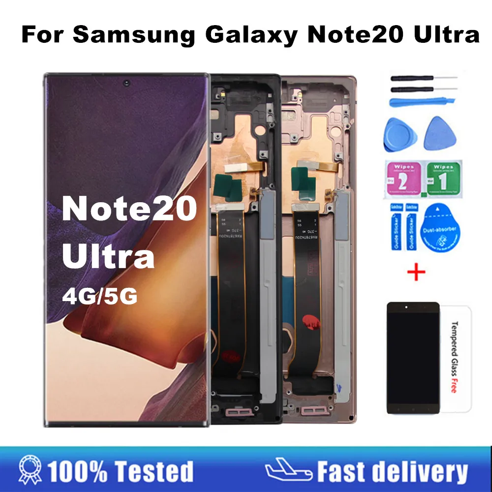 AMOLED-Note-20-Ultra-Screen-For-Samsung-Galaxy-Note20-Ultra-4G-5G-N986B ...