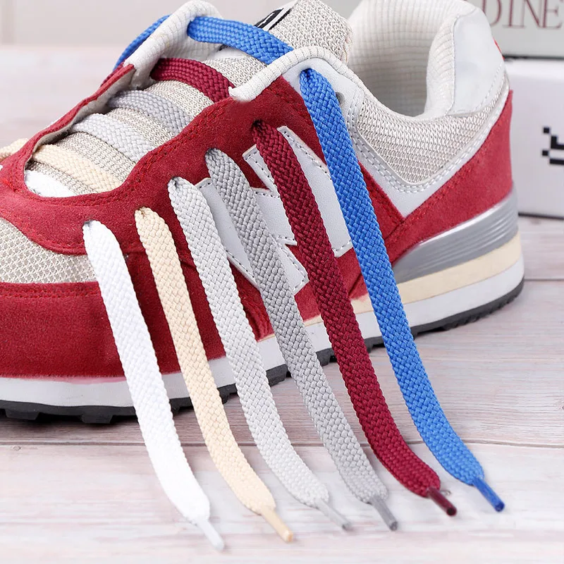 Flat Shoe laces Solid Classic Shoelaces Sneakers Laces for Shoes ...