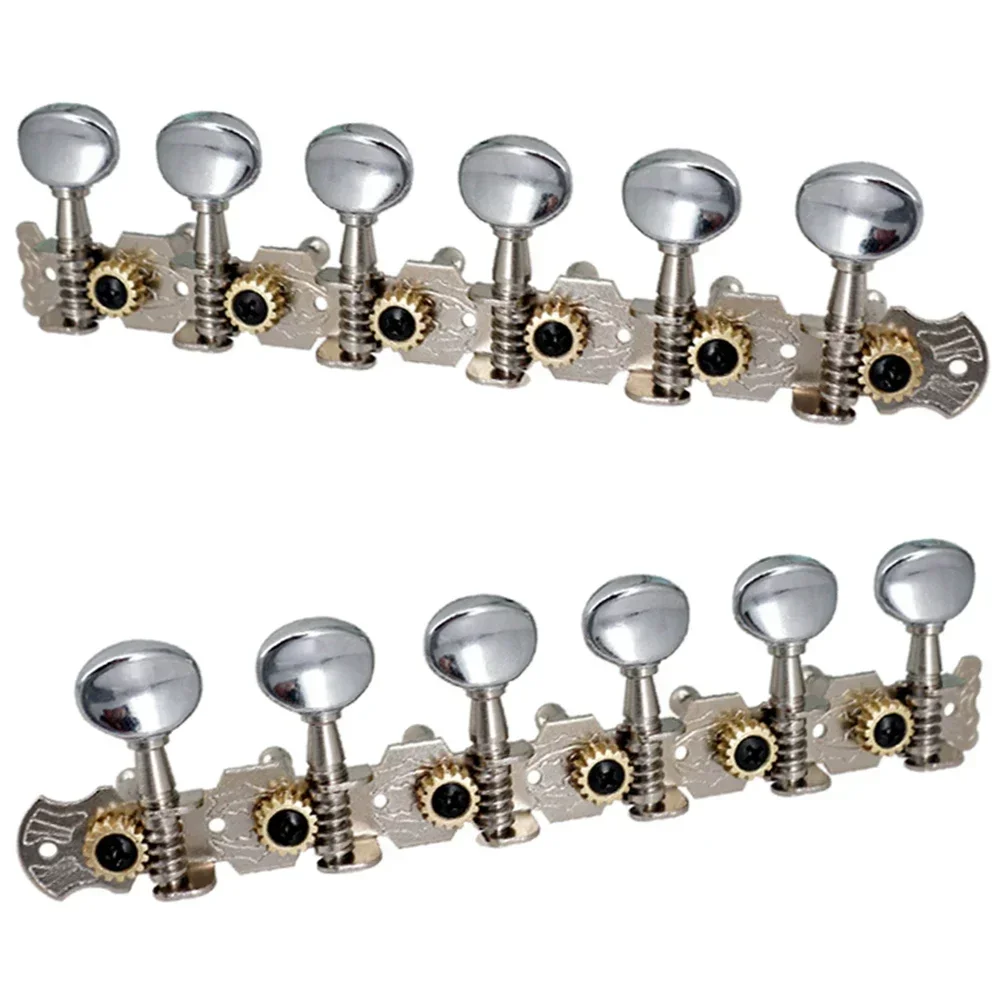 12-String-Acoustic-Guitar-Tuning-Pegs-Tuners-Key-6L-6R-Round-Machine ...