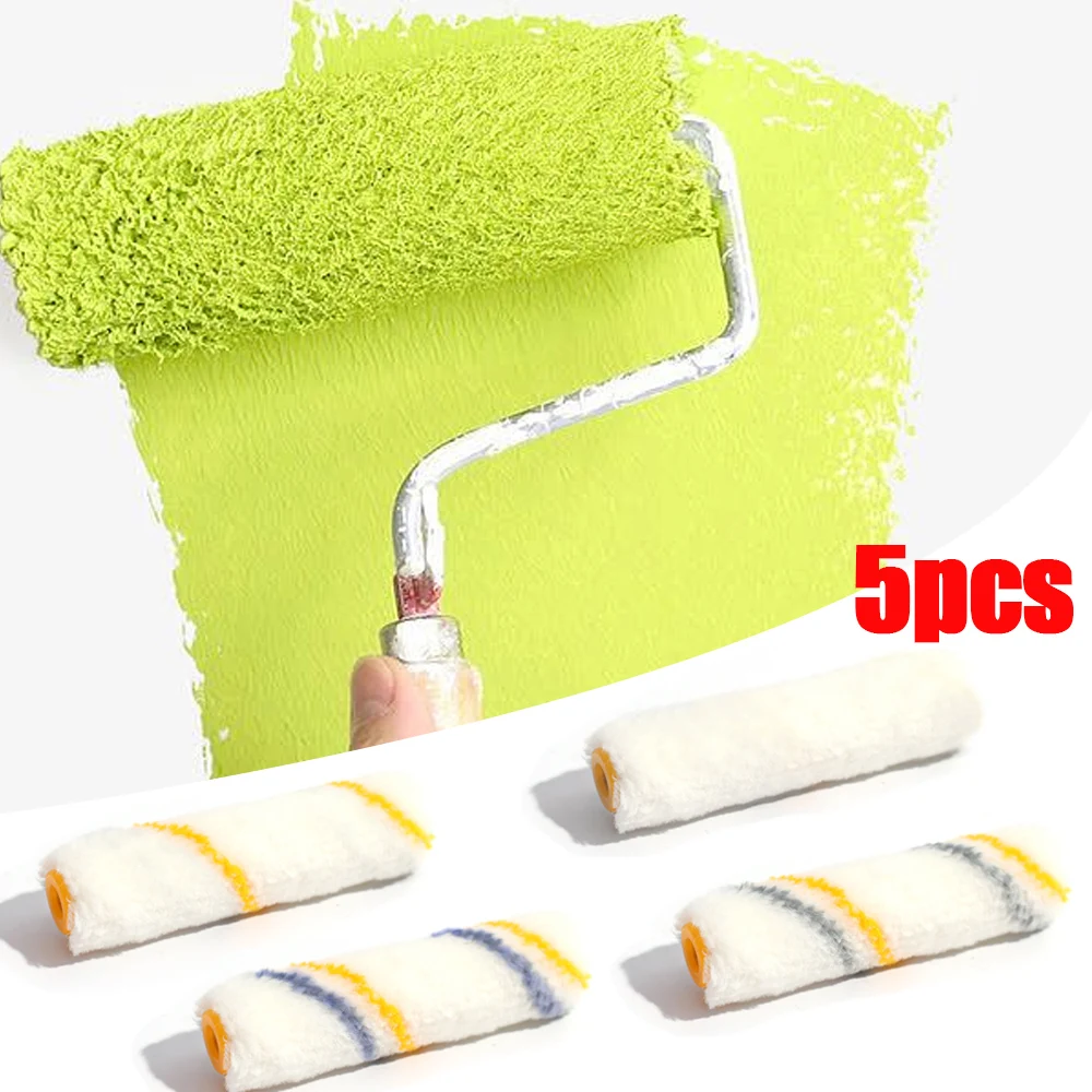 1-5pcs-Mini-Paint-Brush-Roller-Multifunctional-Paint-Edger-Roller-Brush ...