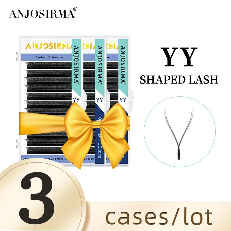 ANJOSIRMA-YY-shaped-eyelash-extensions-false-eyelashes-double-ended ...