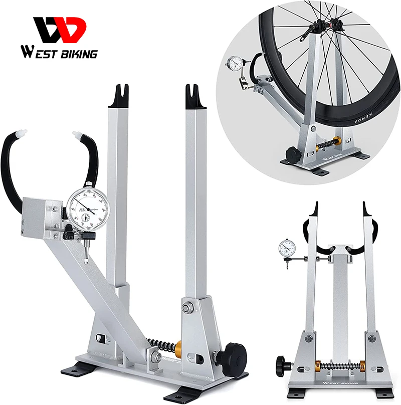 Professional-Bicycle-Wheel-Truing-Stand-With-Dial-Indicator-Gauge-Bike ...