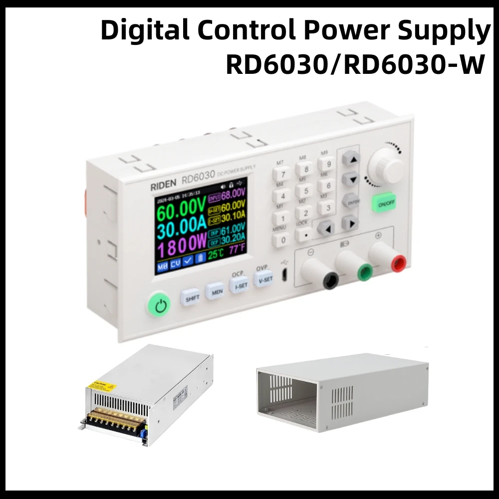 RIDEN-RD6030W-60V-30A-DC-DC-Step-down-Stabilized-Lab-Power-Supply-Module-Buck-Adjustable ...