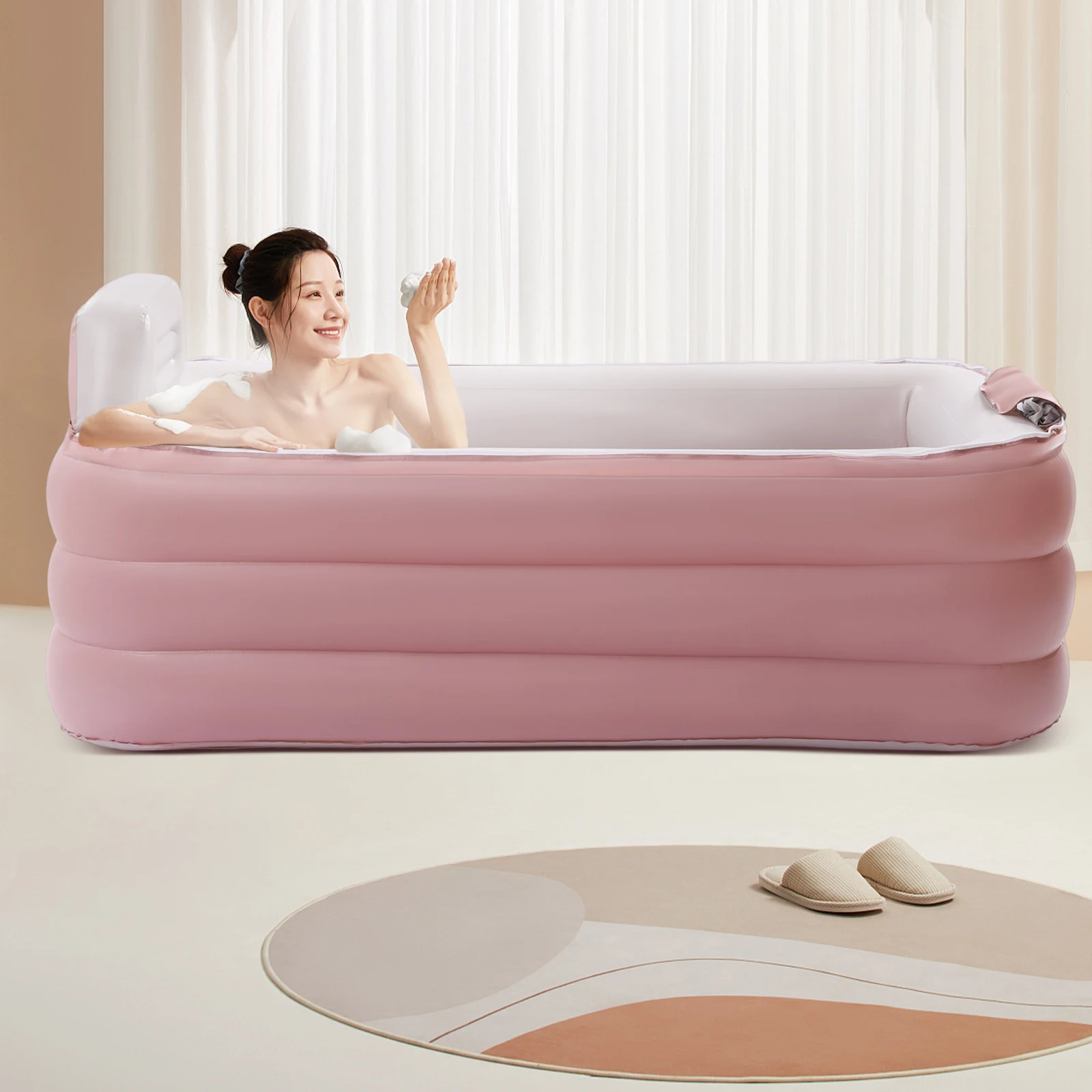Inflatable-Adult-Bath-Tub-Freestanding-Blow-Up-Bathtub-with-Foldable ...