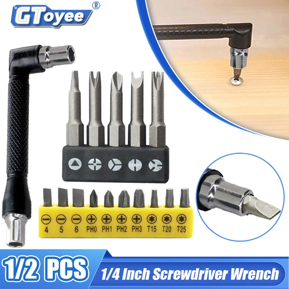 Special-shaped-Screwdriver-Set-1-4-6-35mm-U-shaped-Y-Type-New-Double ...