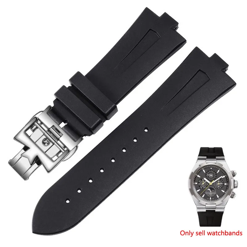 High quality Silicone Watch Band For Vacheron Constantin Overseas VC ...