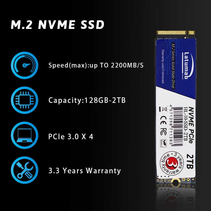 Latumab M2 NVMe M.2 SSD 128GB 256GB 512GB 1TB SSD 2TB hard Drive M2 ssd m.2 NVMe pcie SSD ...