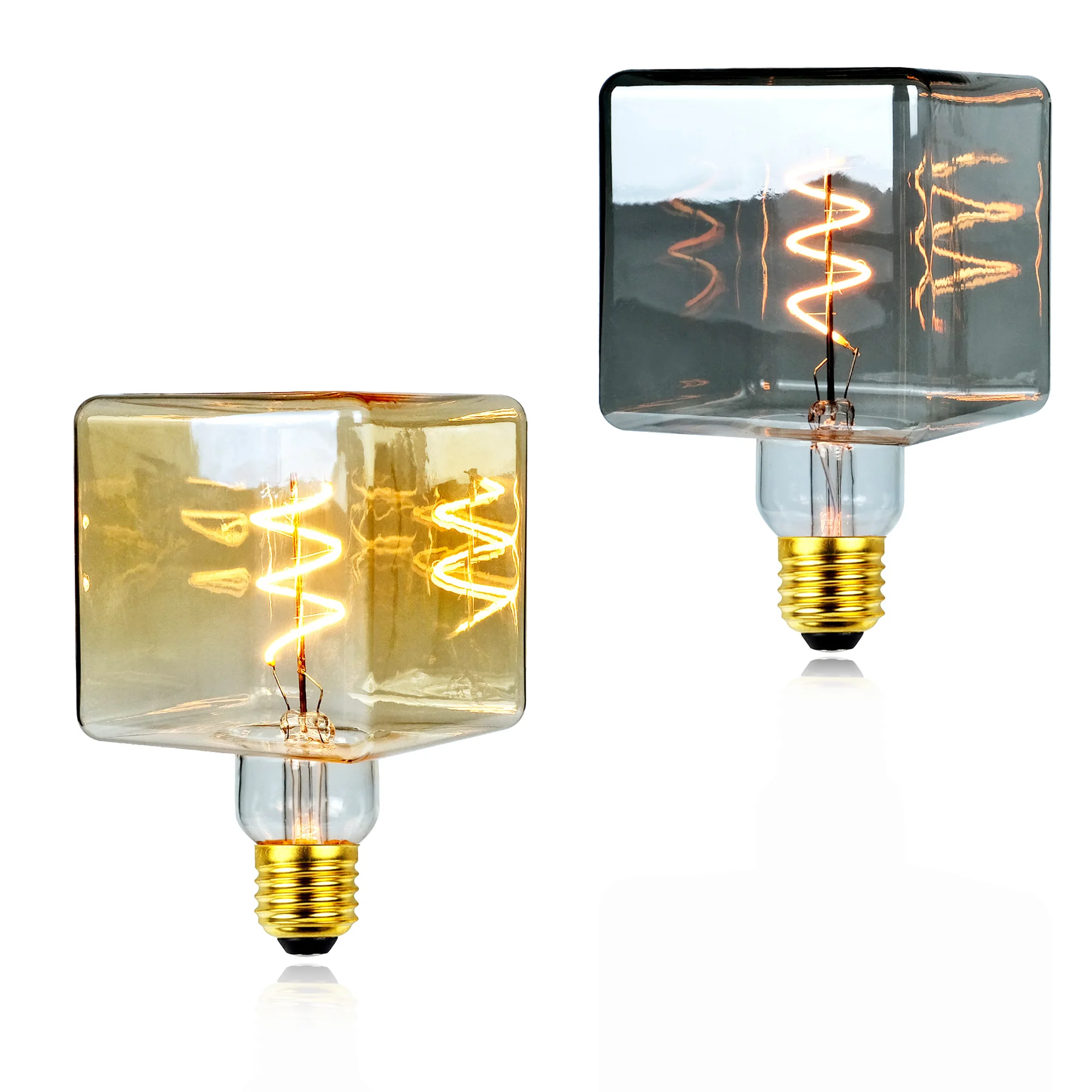TIANFAN-Led-Bulbs-Vintage-Light-Bulb-Ice-Cube-4W-Dimmable-220-240V-E27 ...