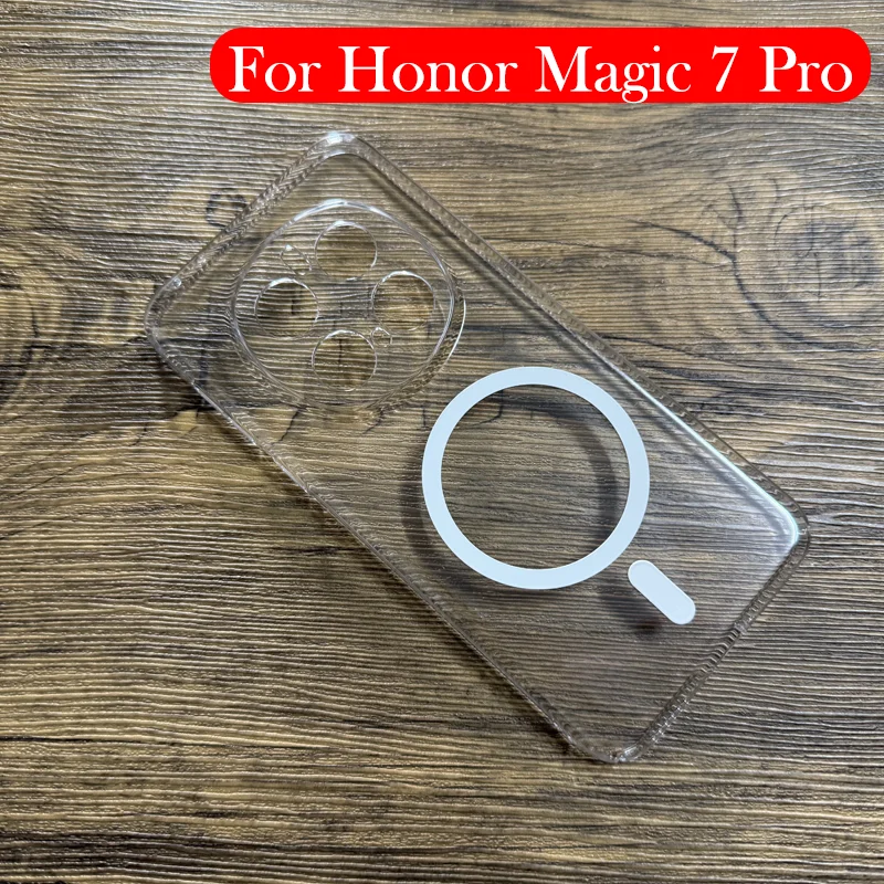 Magnetic Case For Honor Magic 7 Pro Wireless Charging Back Cover Case ...