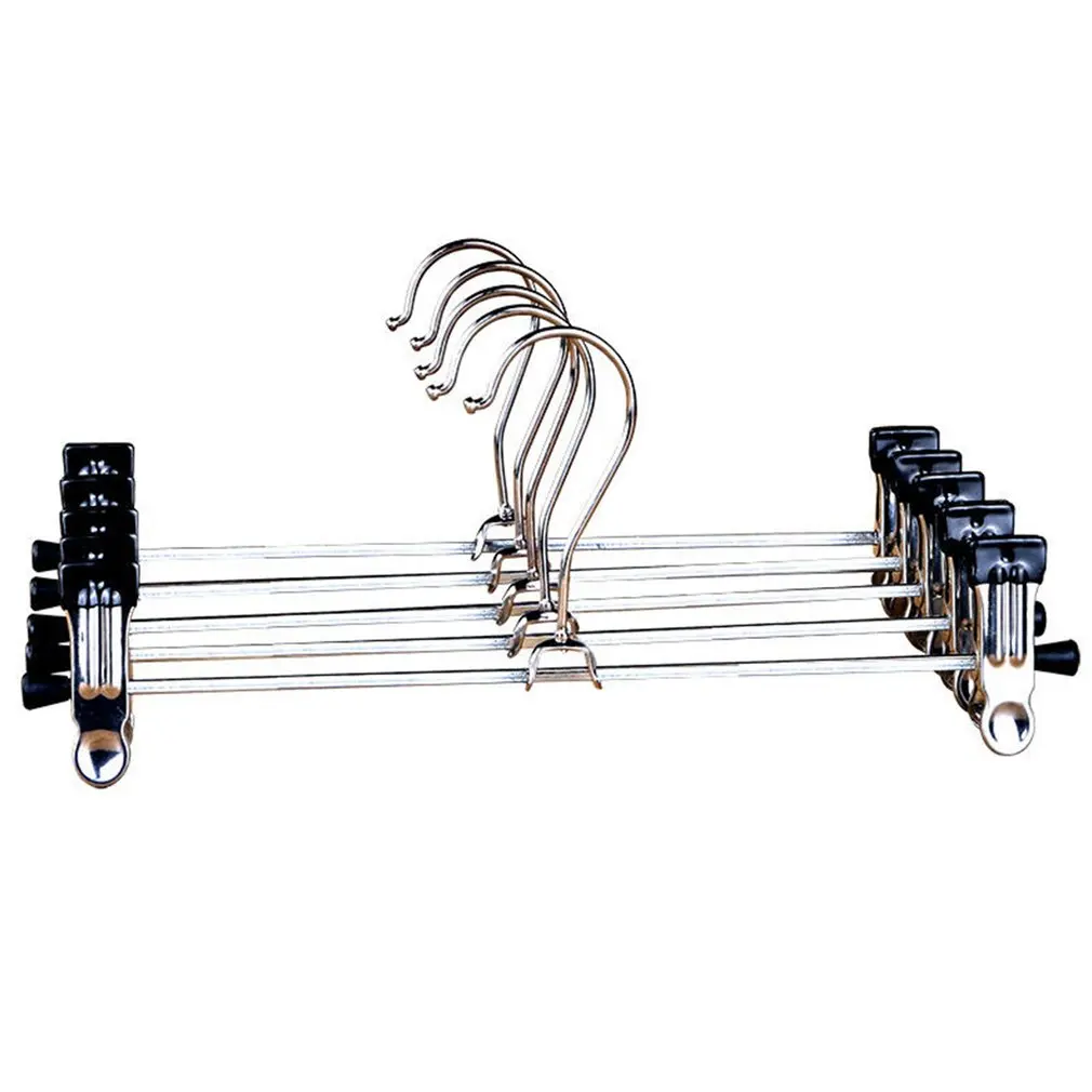 28cm-Hangers-For-Clothes-Stainless-Steel-Clip-Stand-Hanger-Pants-Skirt ...