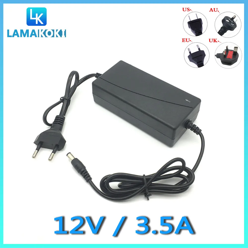 12V 3.5A LCD Monitor Desktop Computer Power Adapter 12V 3500MA DC ...