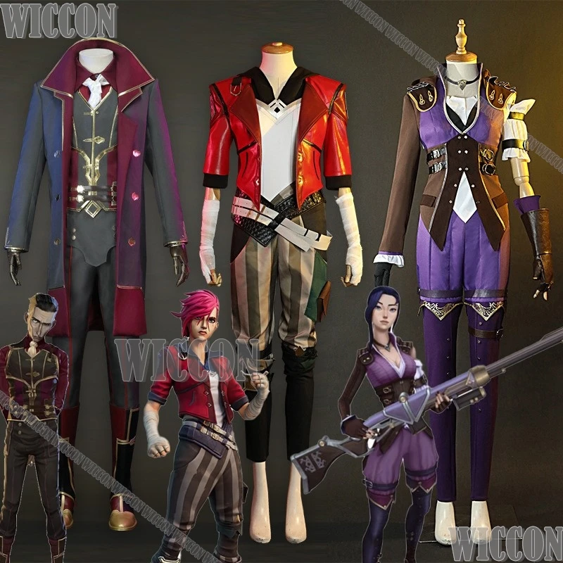 Arcane-vi-violeta-tv-lol-silco-caitlyn-cosplay-traje-jogo-roleplay ...