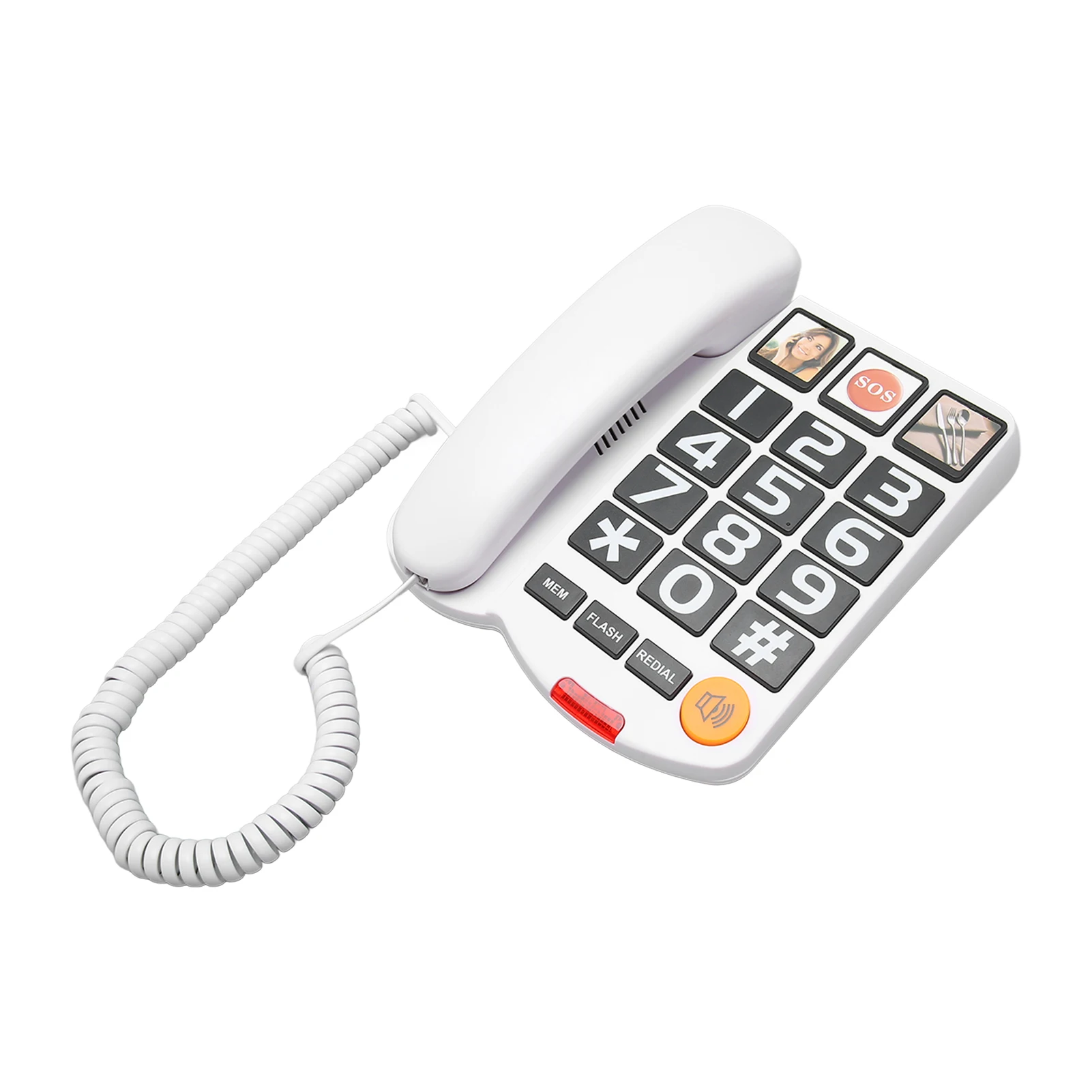 Big-Button-Telephone-for-Seniors-Multifunction-One-Touch-Dialling-Hands ...