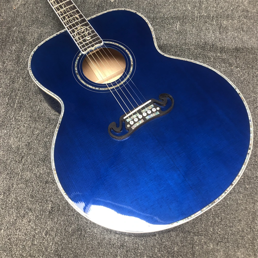 Gibson Blue Acoustic Guitar