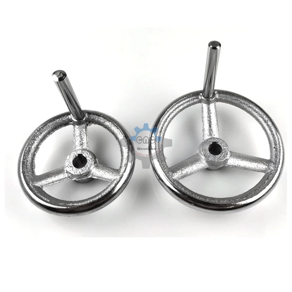 CNC-Cast-Iron-Chrome-Machine-Handwheel-3D-Printer-Hand-Wheel-Thread ...