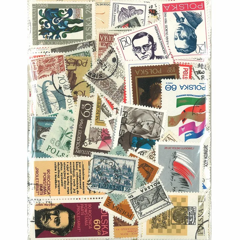 50 pçs/pçs/set vintage selos raros vários países sem repetição postmark ...