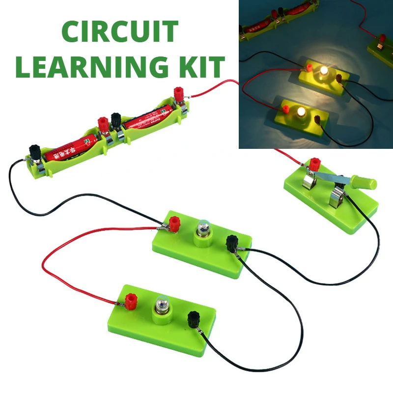 Kit de aprendizaje de electricidad de circuito básico DIY, Juguetes ...