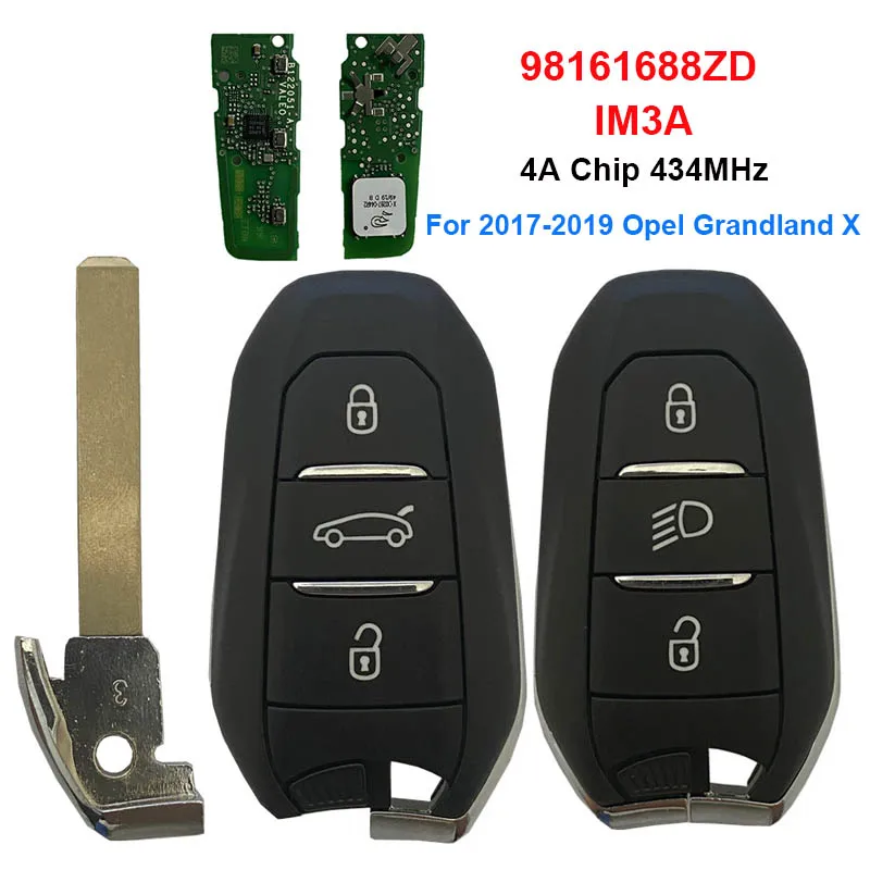 CN028016 Original Replacement Remote Key For Opel Grandland X 2017 ...