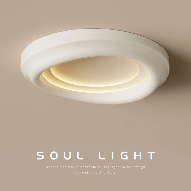 Modern-LED-Ceiling-Light-Creative-Cream-Lamp-For-Bedroom-Living-Dining ...