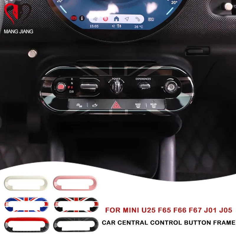 Car Central Control Panel Cover Stickers For Mini Cooper U25 E SE J01 ...
