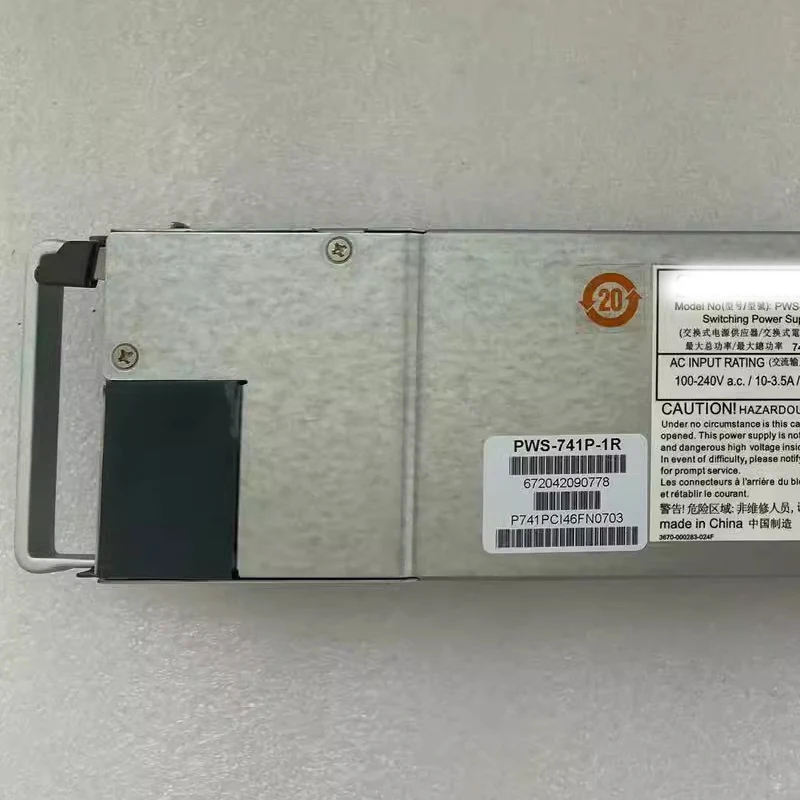Original For Supermicro PWS-741P-1R 740W 1U 80 PLUS Platinum Redundant ...