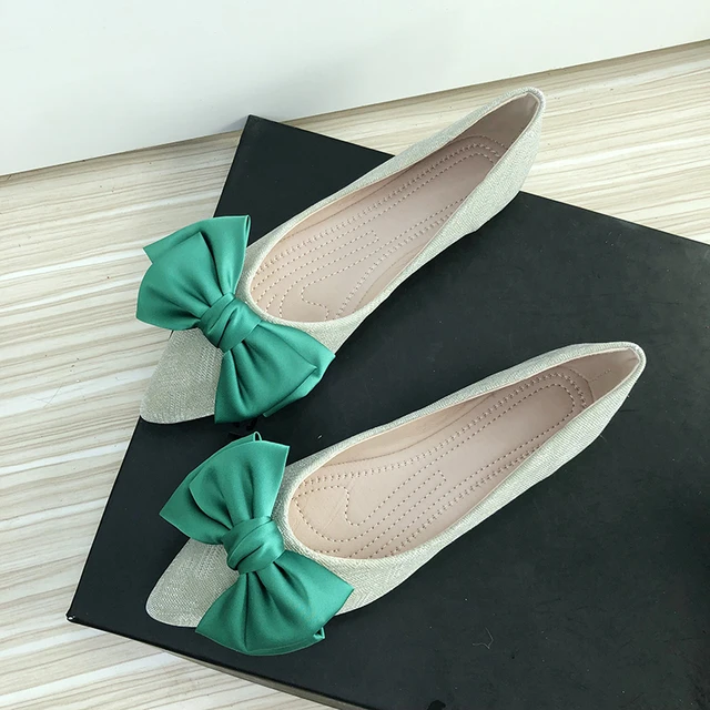 Girls Mint Green Flats