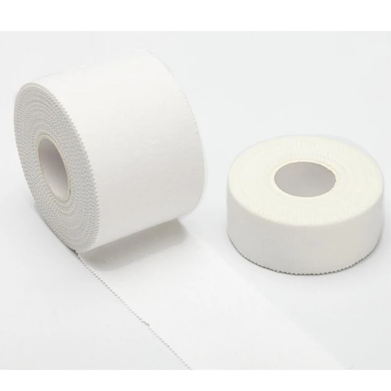 1Pcs Cotton Sports Tape 2.5cmx10M Post-operative dressing White cloth ...