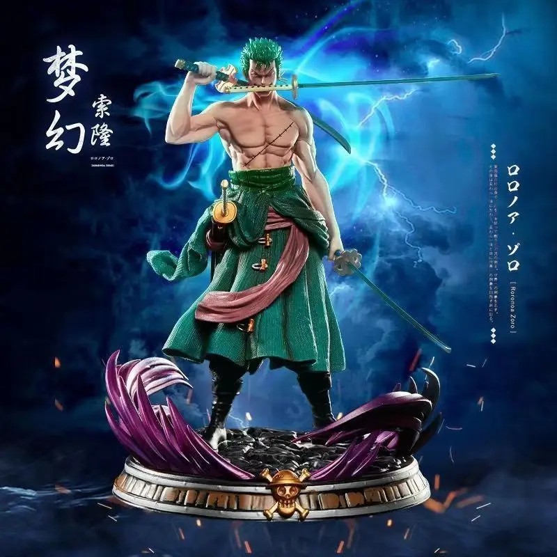 33-cm-uma-pe-a-anime-figura-gk-santoru-roronoa-zoro-cabe-a-dupla-pvc ...