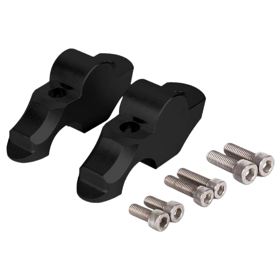 Motorcycle-HandleBar-Raised-Clamp-Adapter-Handle-Bar-Mount-Riser-for ...