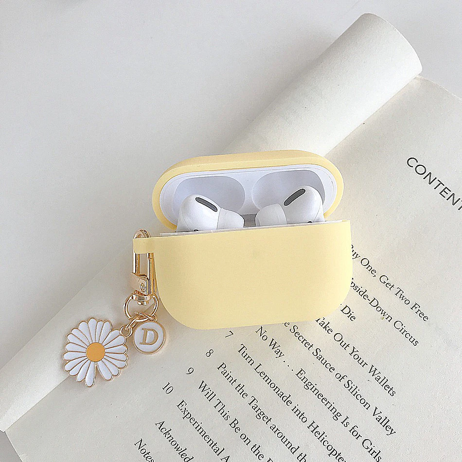 Audio Soft Silicone Airpod Case,Yellow Plastic Headphone Case for ...