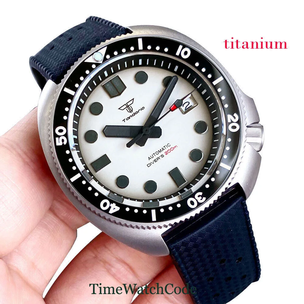 44mm-Tandorio-Automatic-Diver-Watch-For-Men-Titanium-Case-200m ...