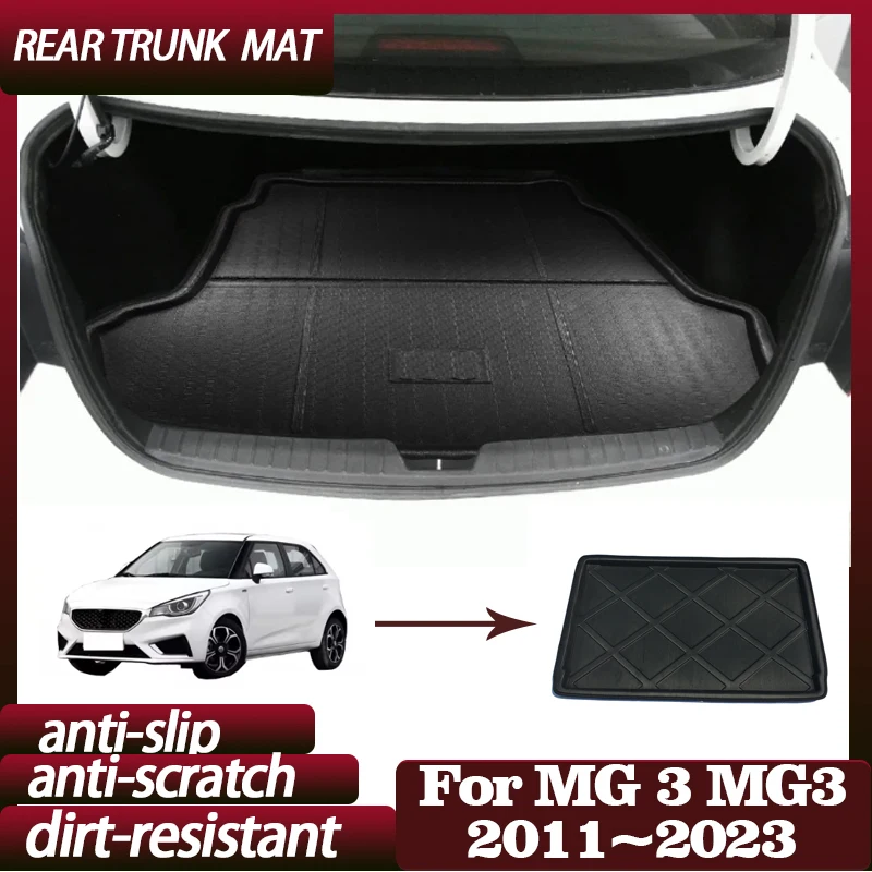Car Rear Trunk Mat for MG 3 MG3 2011~2023 2022 Luggage Liner Tray Parts ...