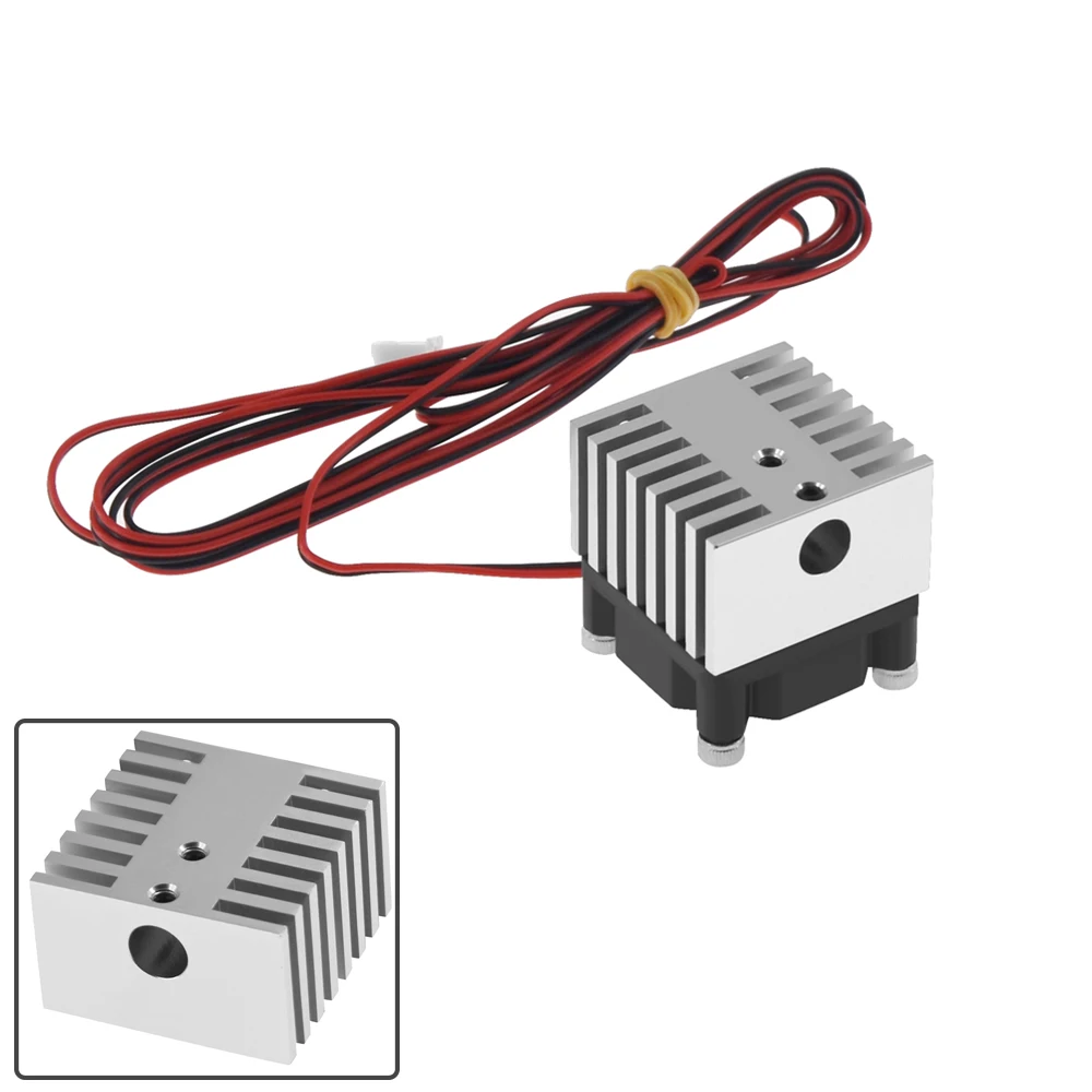 3d Printer Parts Single Head Radiator Hot End Radiator Aluminium Alloy ...
