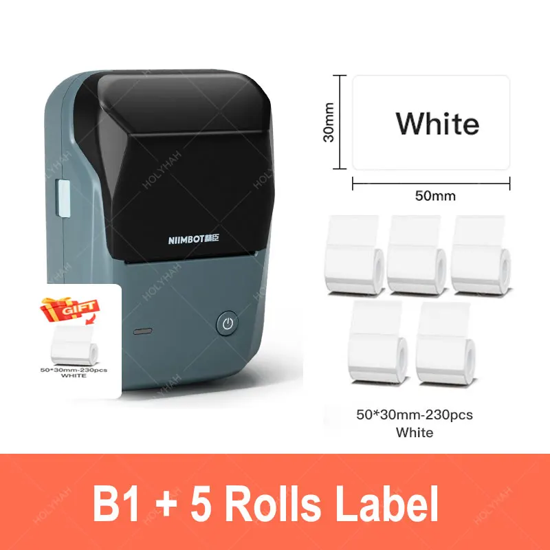Niimbot-B1-Wireless-label-printer-Portable-Pocket-Label-Printer ...