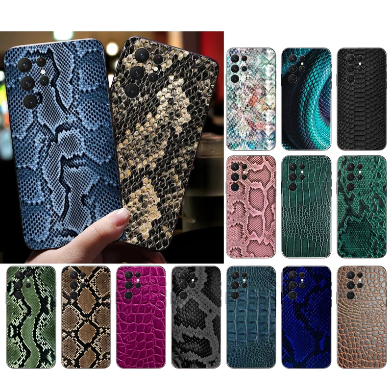 Crocodile-Snake-Skin-Phone-Case-for-Samsung-S24-S23-S22-S21-S20-Ultra ...