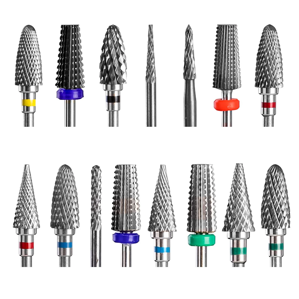 Dmoley Cone Carbide Tungsten Nail Drill Bit Manicure Drill For Milling ...