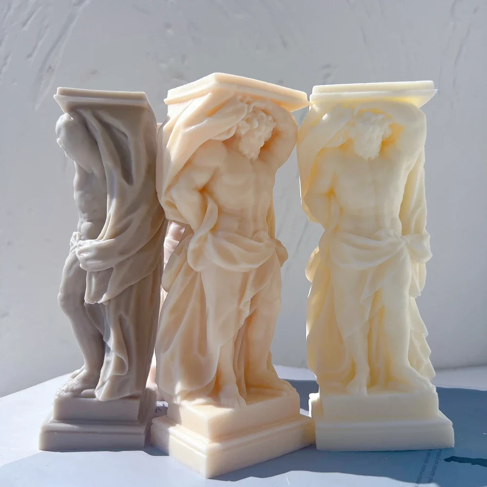 Unique-Bust-Sculpture-Soy-Wax-Candle-Mould-Atlanta-Statue-Silicone-Mold ...