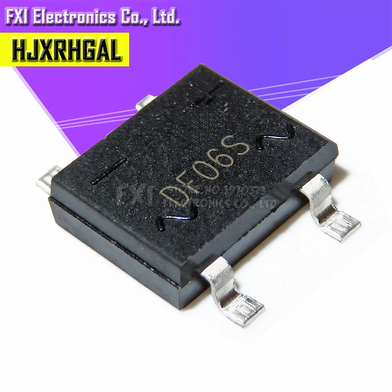 10pcs/lot DF06S SMD 4 feet DF06S rectifier bridge rectifier original ...