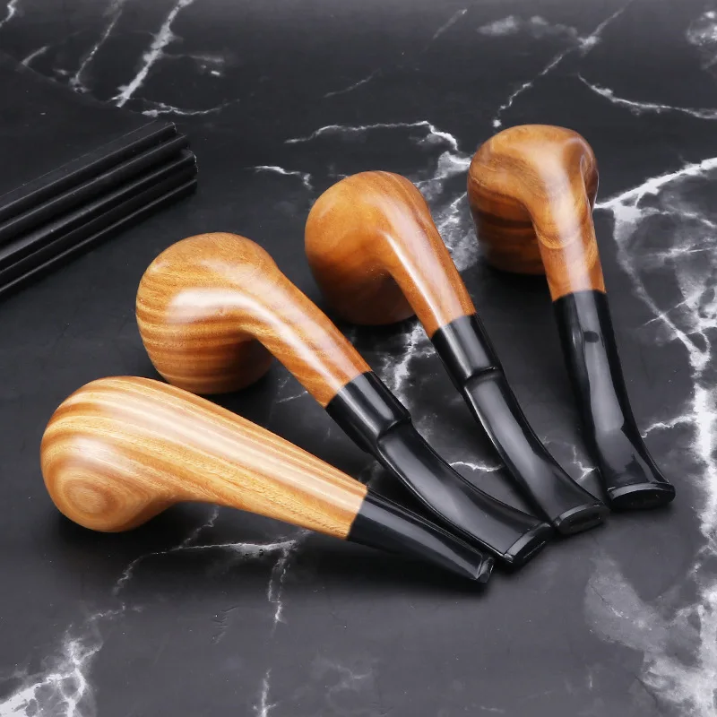 Criativo Handmade Smoking Pipe, Filtro de 9mm, Mini Cachimbo, Briar ...