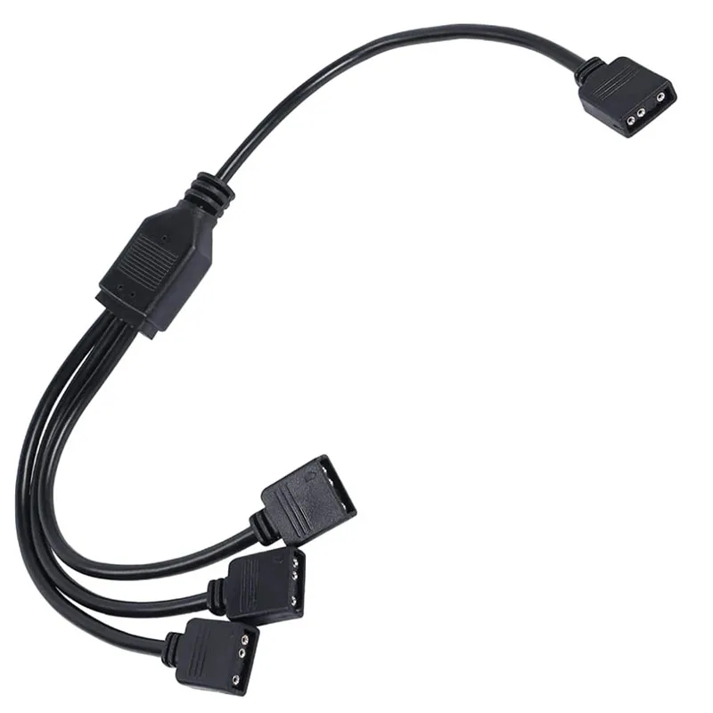 ARGB Splitter Cable 5V 3Pin Addressable RGB 1 to 2&3 Splitter Cable For ...