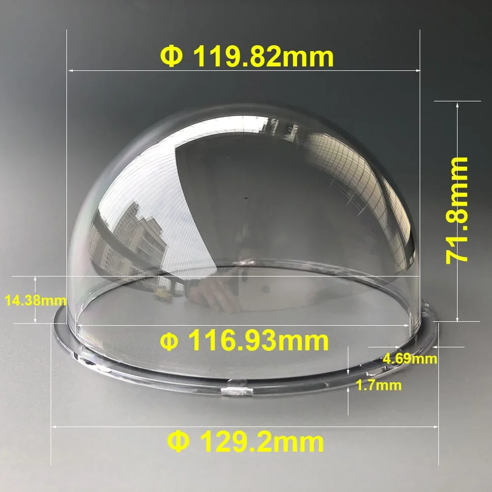 Hikvision-Camera-Hemisphere-Dome-Cover-Plexiglass-Redondo-para ...
