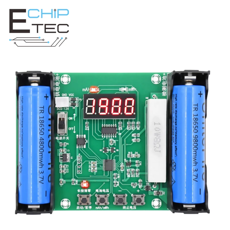 Free-shipping-Lithium-battery-capacity-tester-maH-mwH-digital-display ...