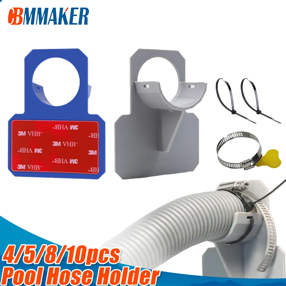 10pcs Swimming Pool Pipe Holder Supports Incoming Outlet 30-38mm Pool ...