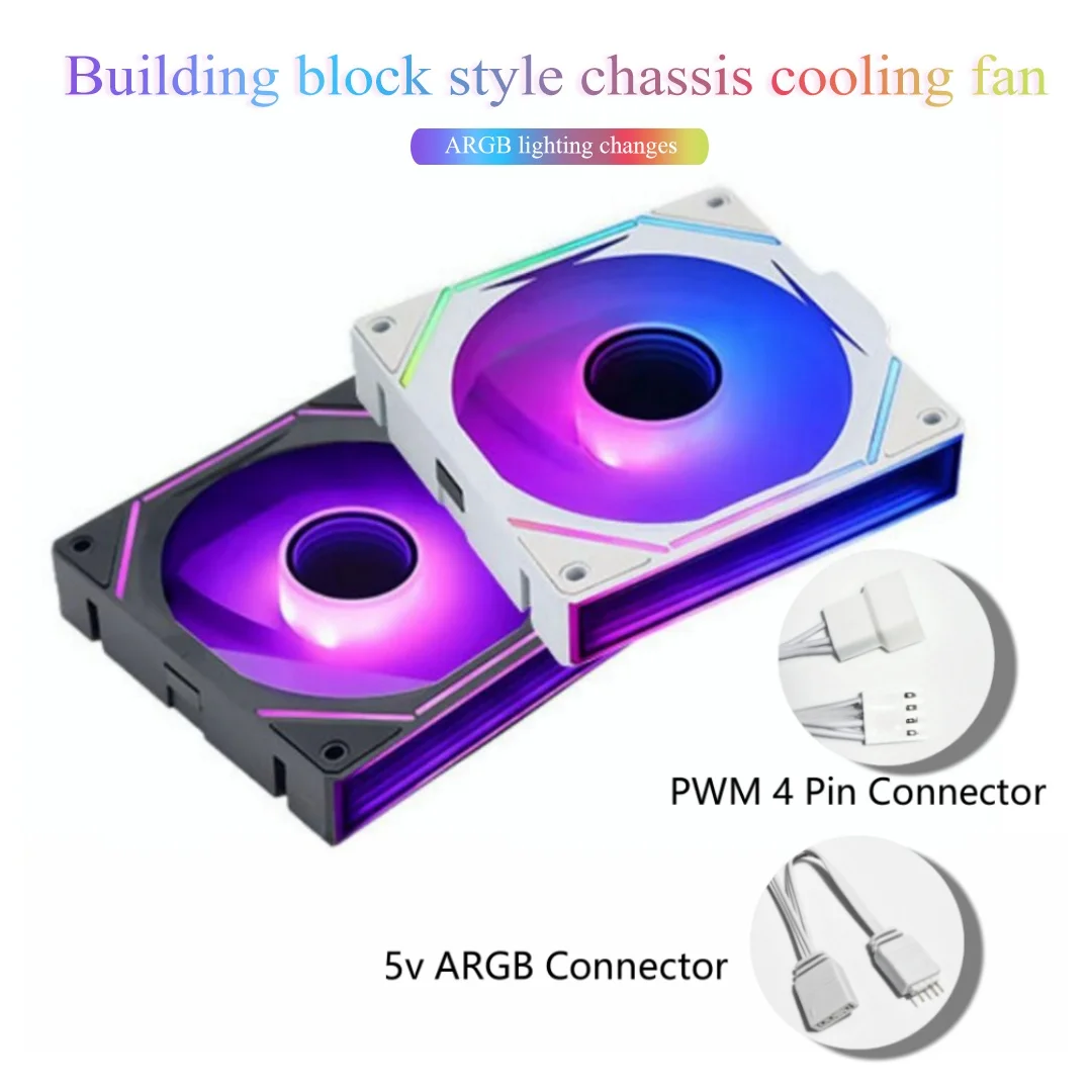 CX-FUTRUE-Wireless-Splicing-Cooling-Fan-5v3-Pin-ARGB-12V4-Pin-PWM ...