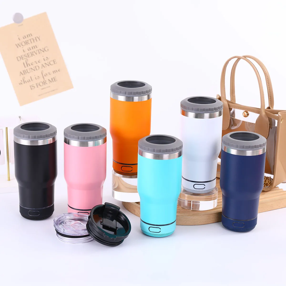 14oz-Bluetooth-Speaker-Stainless-Steel-Beer-Music-Cup-Portable ...