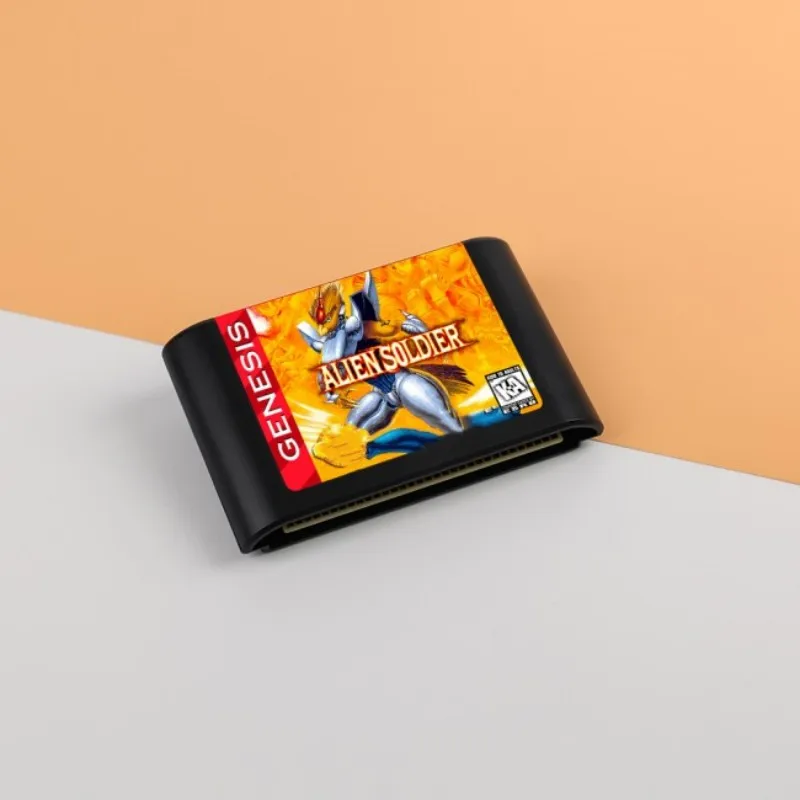 Alien soldier 16bit cartucho de jogo retro para sega genesis megadrive ...