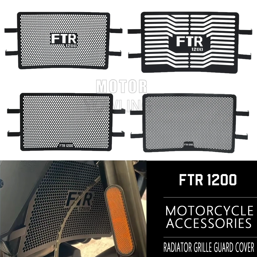 Motorcycle Radiator Grille Guard Cover Protection For INDIAN FTR1200 ...