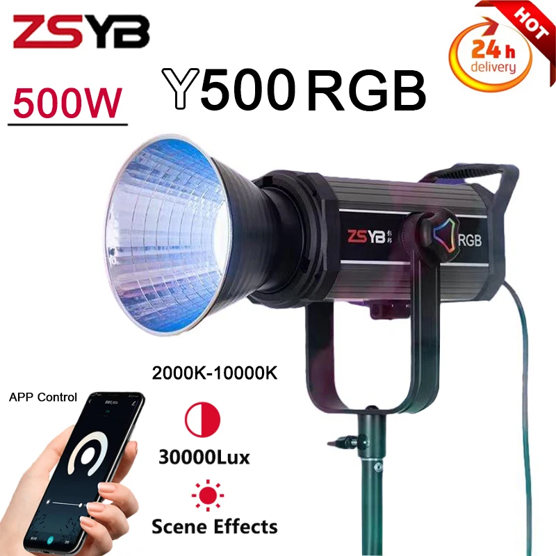 ZSYB-luz-LED-para-fotograf-a-500W-Y500RGB-2000K-10000K-a-todo-Color ...