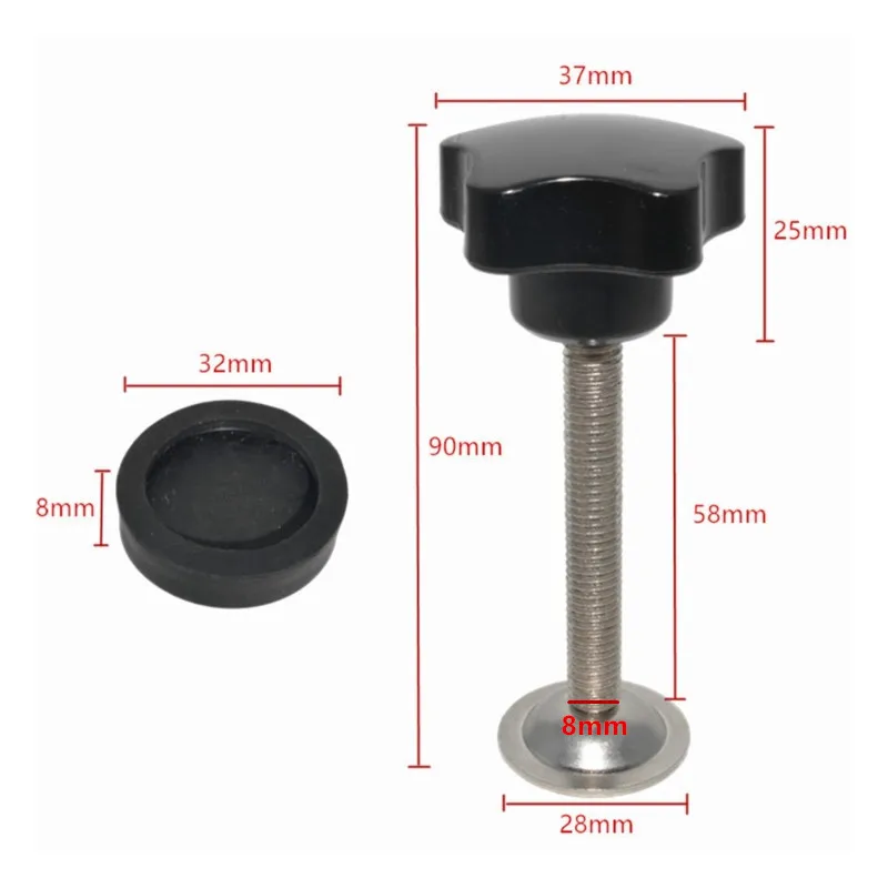Star-Knobs-Thread-Clamping-Knob-Screw-Hand-Tightening-Knob-Corrosion ...
