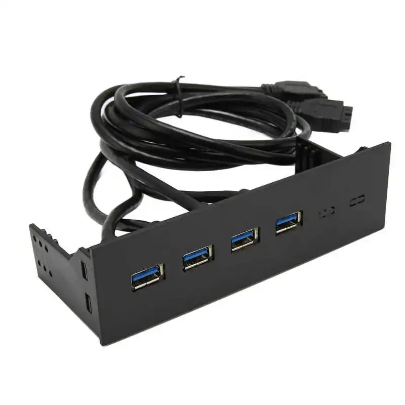 USB3.0 Hub Front Panel 5Gbps 4 Ports 19pin Optical Drive Front Panel ...